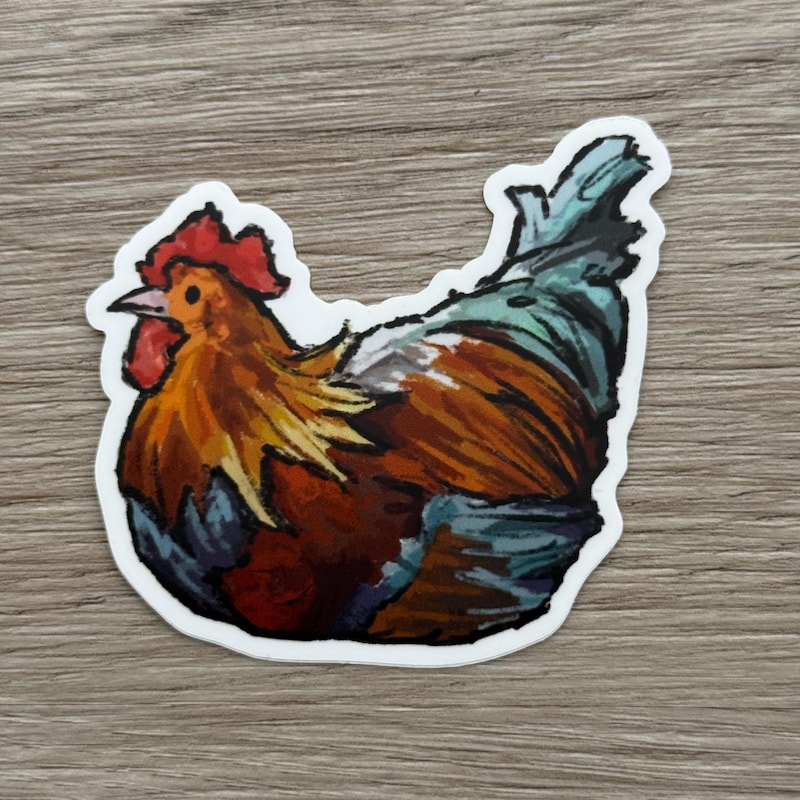 Rooster Decals - Etsy