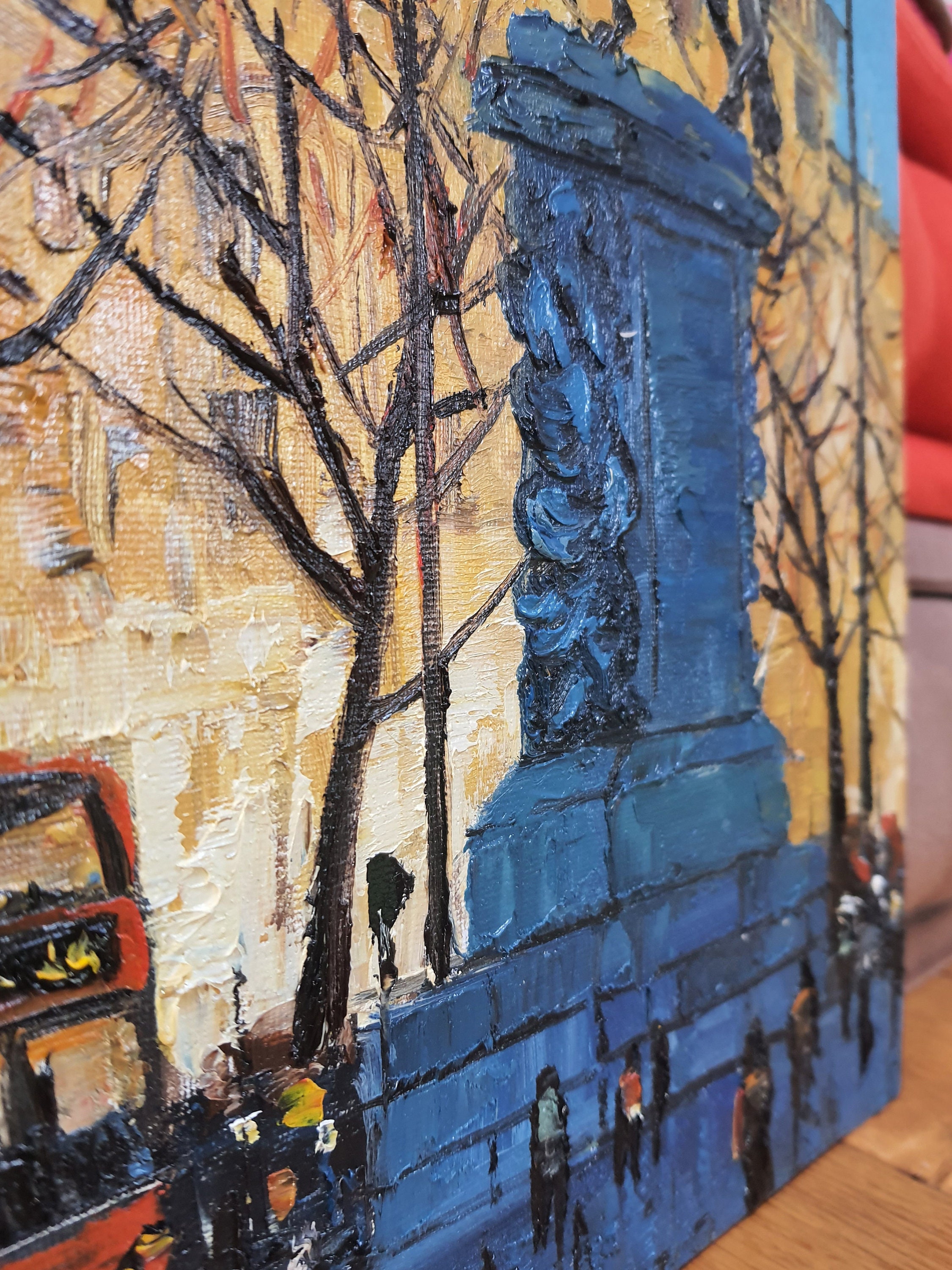 London, King George IV Statue, Oil Painting - Etsy Canada