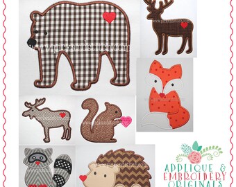 Moose applique | Etsy