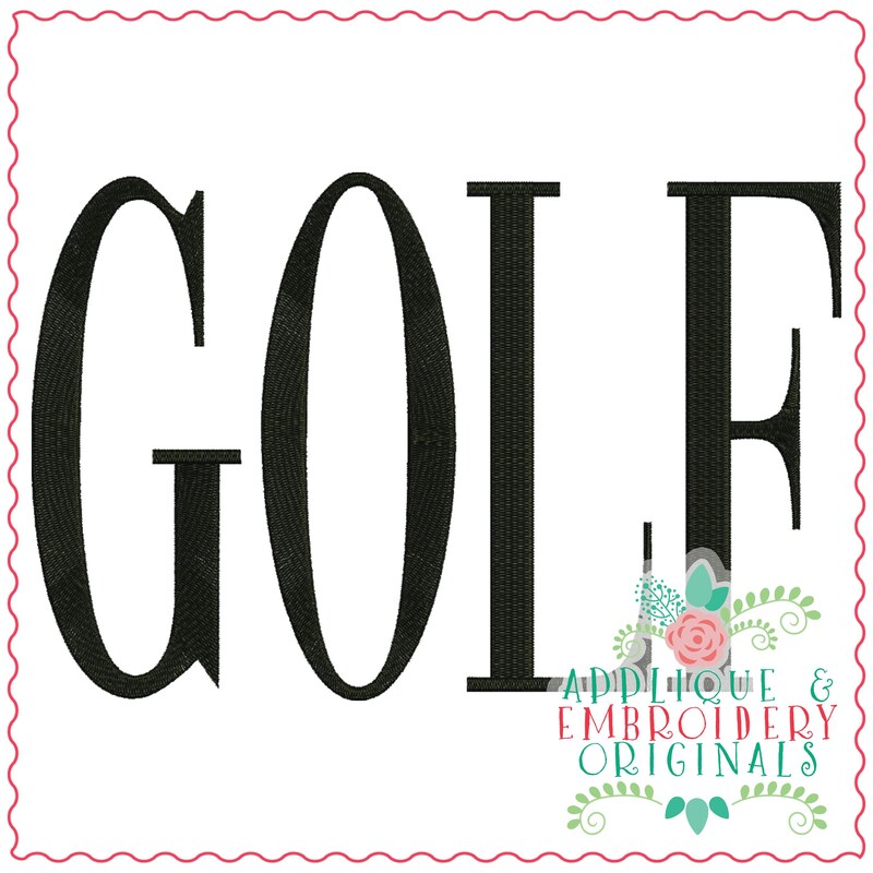 Golf Word Art - Etsy