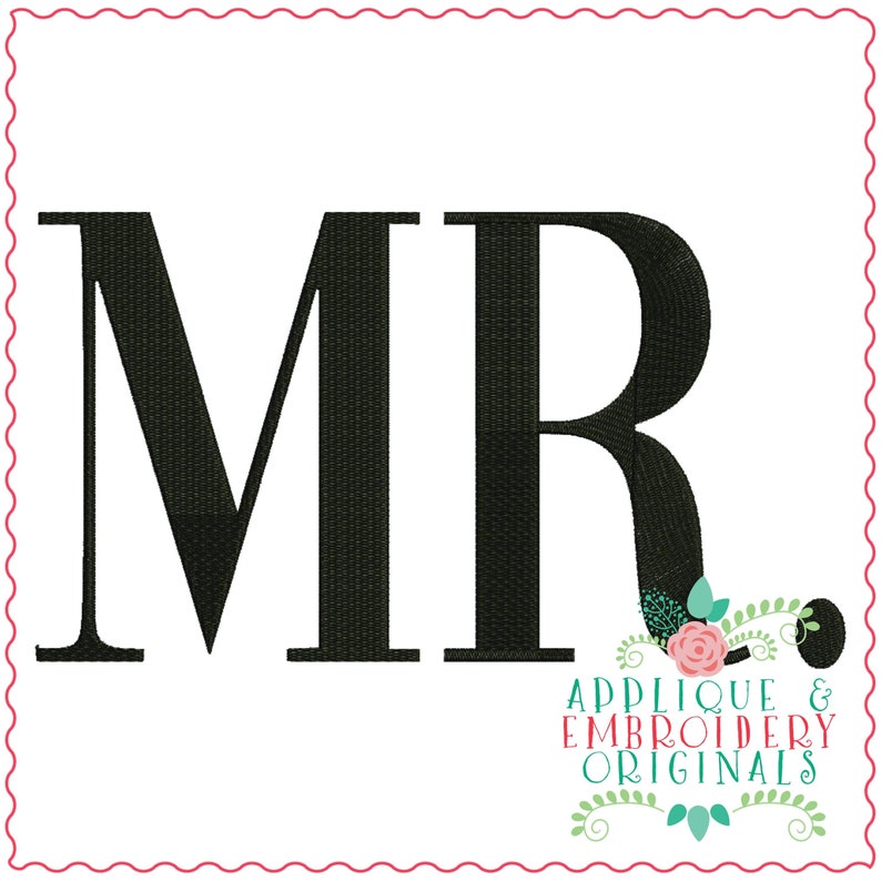 Applique & Embroidery Originals Digital Design 3259 Mr Word Embroidery ...