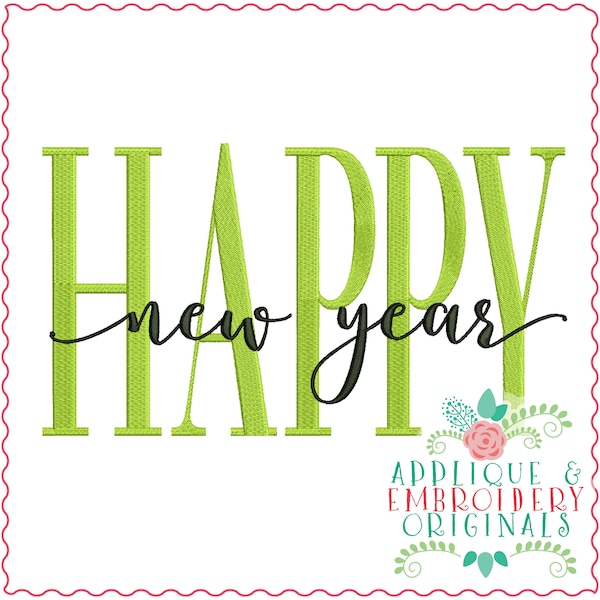 Happy New Year Word Art - Etsy