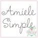 Applique & Embroidery Originals Digital Design 1979 Amiele Simple ...