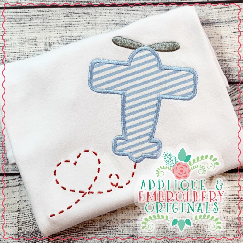 Plane Applique - Etsy