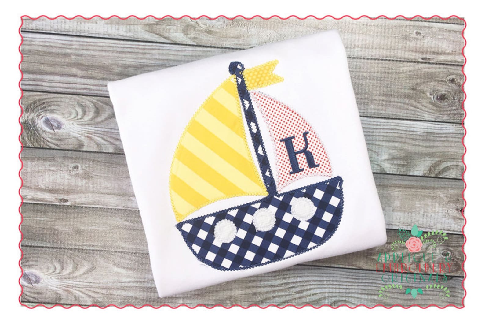 Applique and Embroidery Originals Digital Design 324 Preppy - Etsy