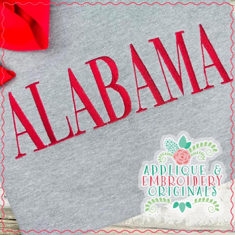 Alabama Applique - Etsy