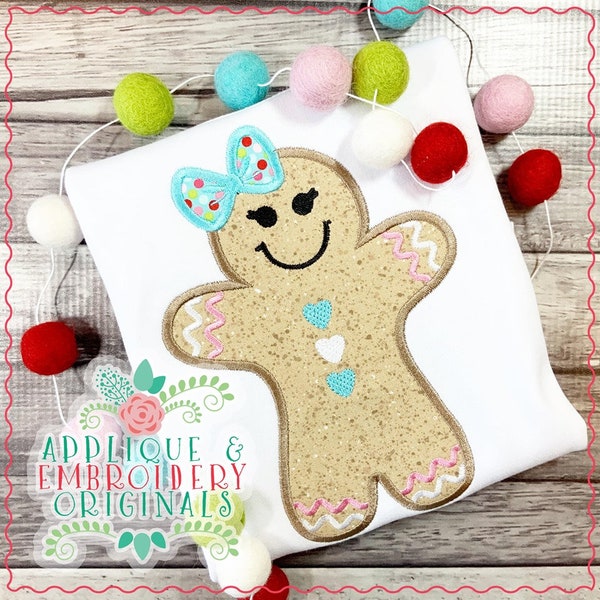 Gingerbread Applique - Etsy