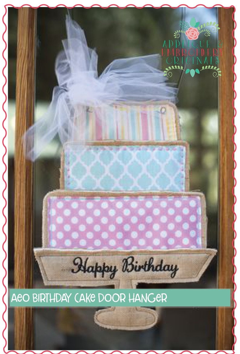 Applique and Embroidery Originals Digital Design 328 Birthday - Etsy