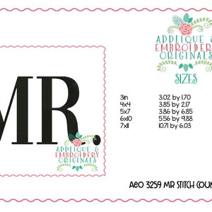 Applique & Embroidery Originals Digital Design 3259 Mr Word Embroidery ...