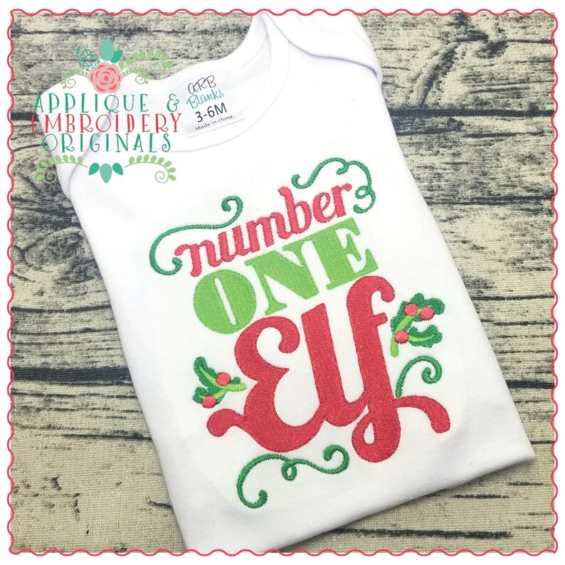 Applique & Embroidery Originals Digital Design 1229 Number One | Etsy
