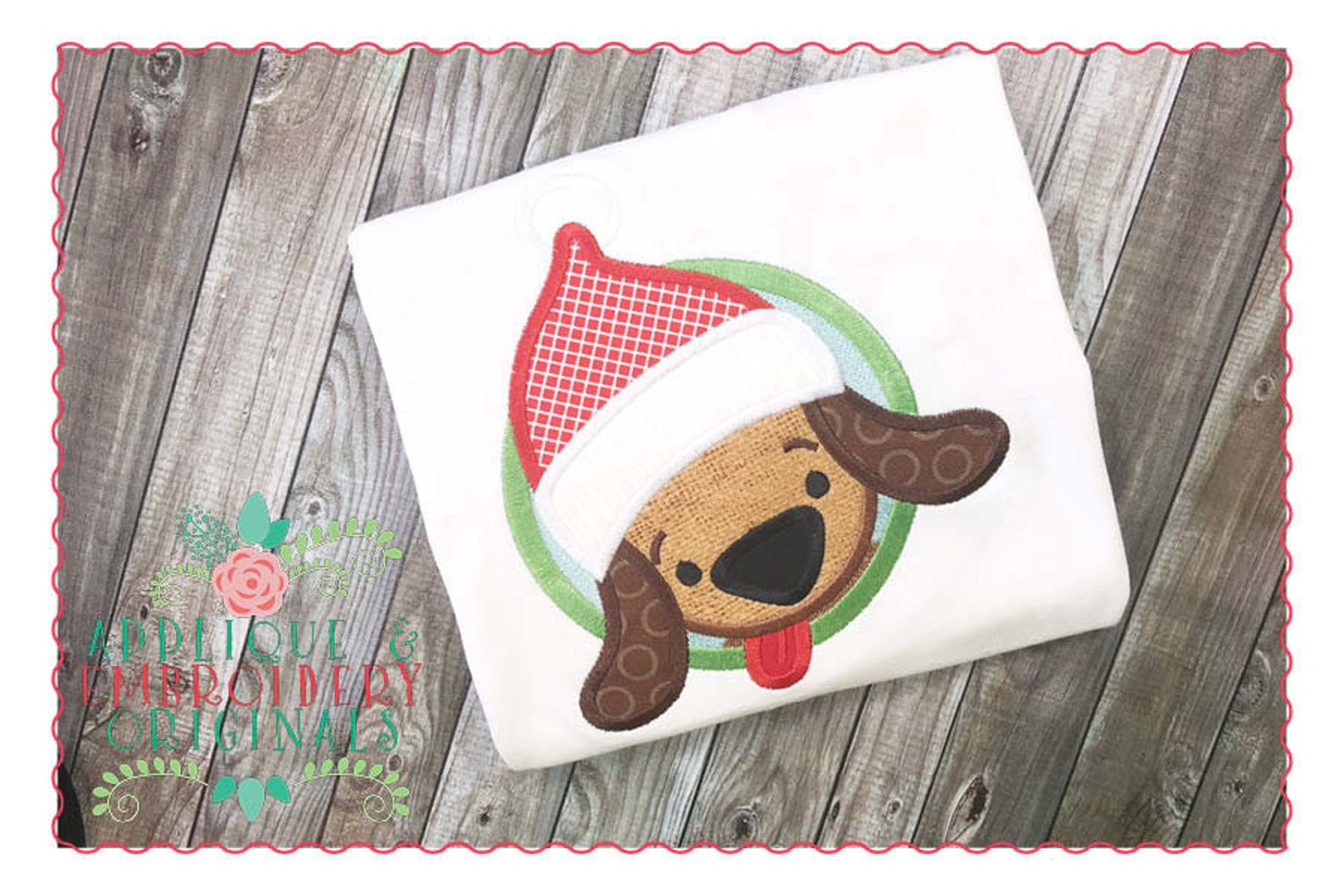 Applique and Embroidery Originals Digital Design -- 129 Puppy Dog in ...