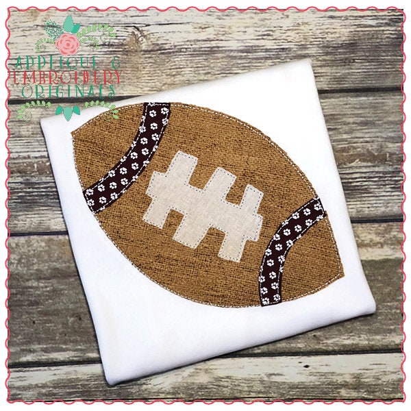 Football Applique - Etsy