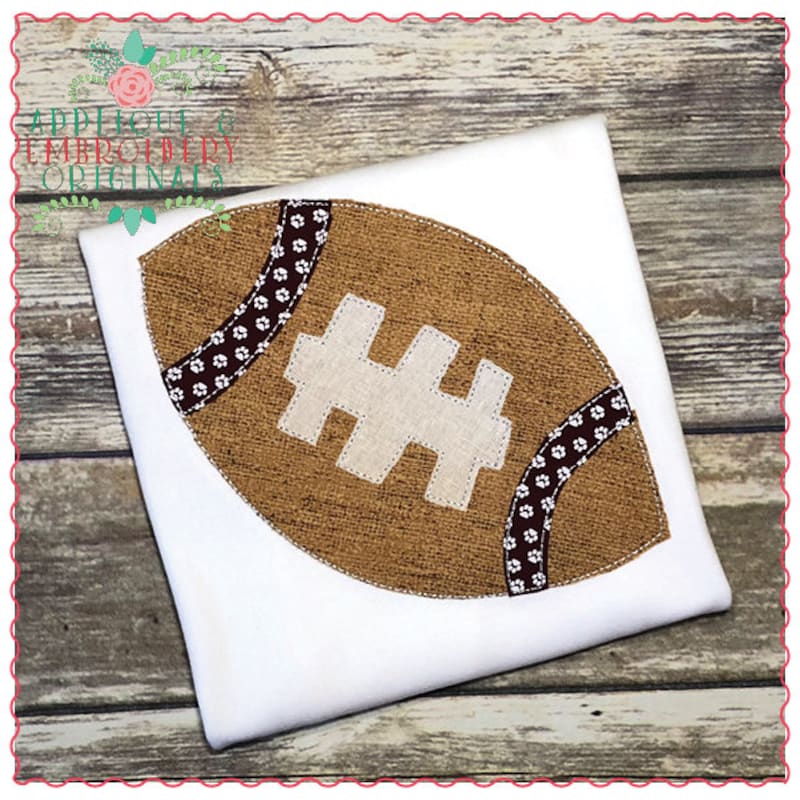 Football Applique - Etsy
