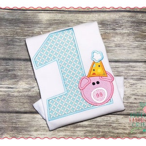 Applique and Embroidery Originals Digital Design 504 Birthday Number ...