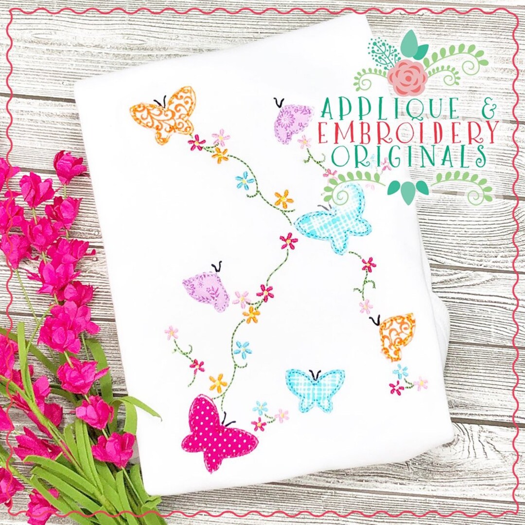 Applique & Embroidery Originals Digital Design 1829 Flock of ...