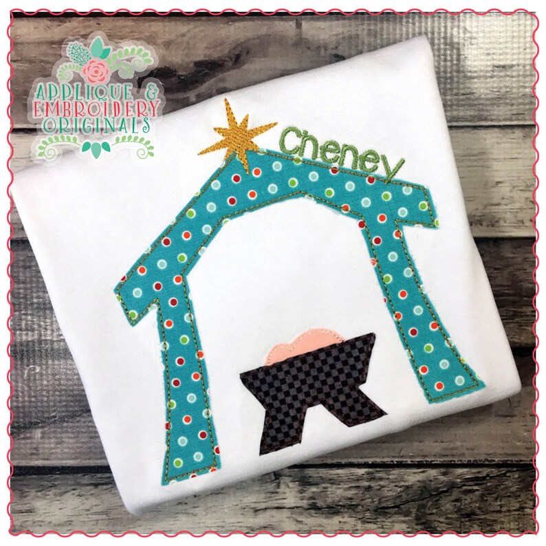 Applique & Embroidery Originals Digital Design 1344 Nativity - Etsy