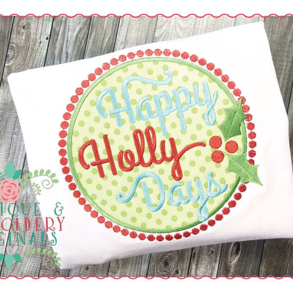 Happy Holly Days - Etsy