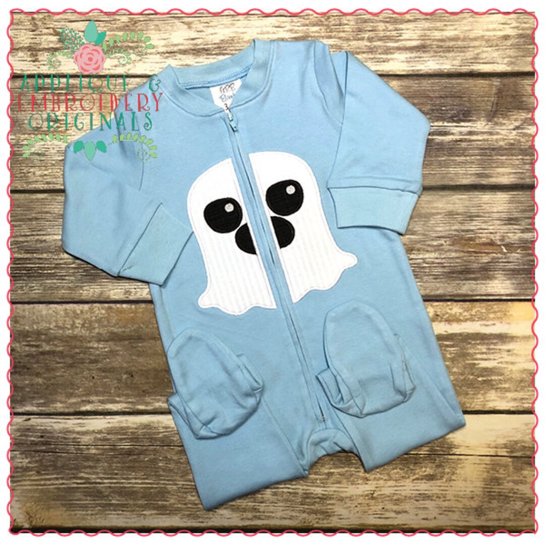 Applique and Embroidery Originals Digital Design 676 Split Ghost Boy ...