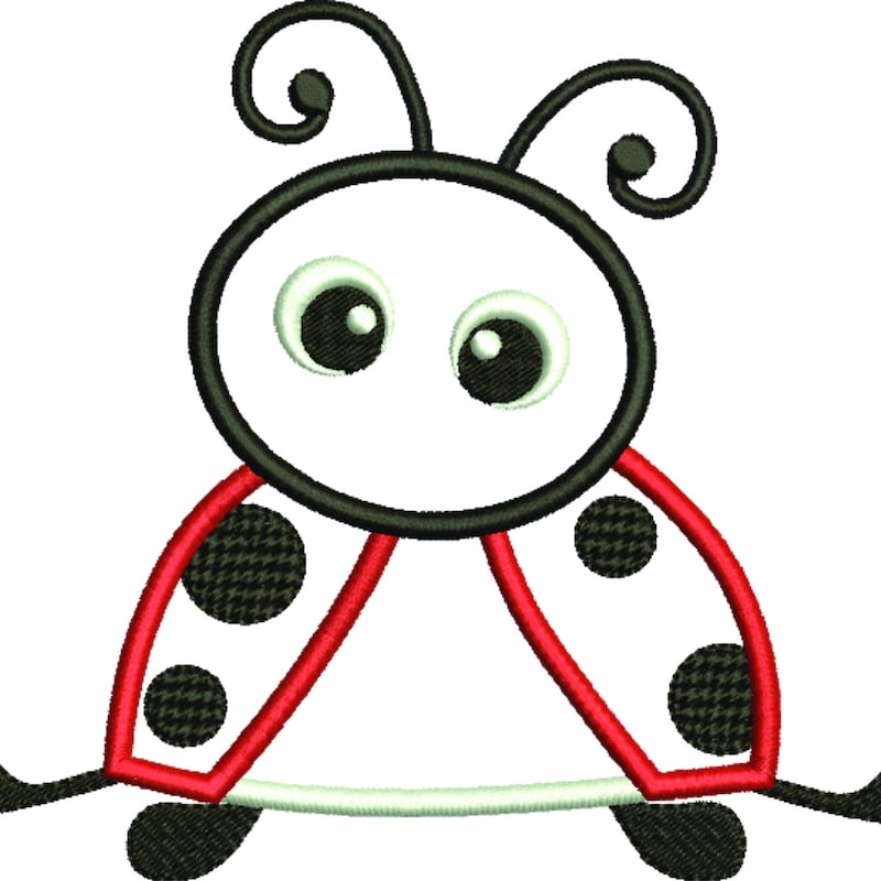 Ladybug Applique Design - Etsy