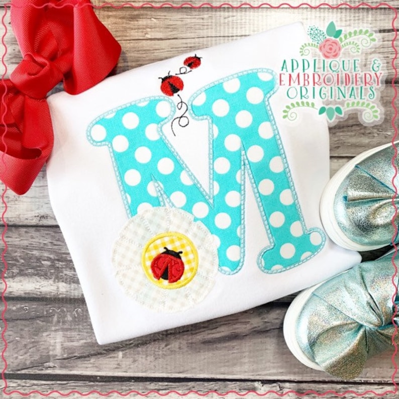 Applique and Embroidery Originals Digital Design AEO 1777 Lady Bug ...