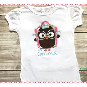 Applique and Embroidery Originals Digital Design - 423 Owl Backpack ...