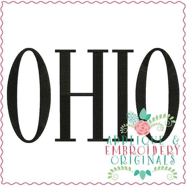 Ohio Applique - Etsy