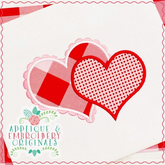 Applique & Embroidery Originals Digital Design 2345 Double | Etsy