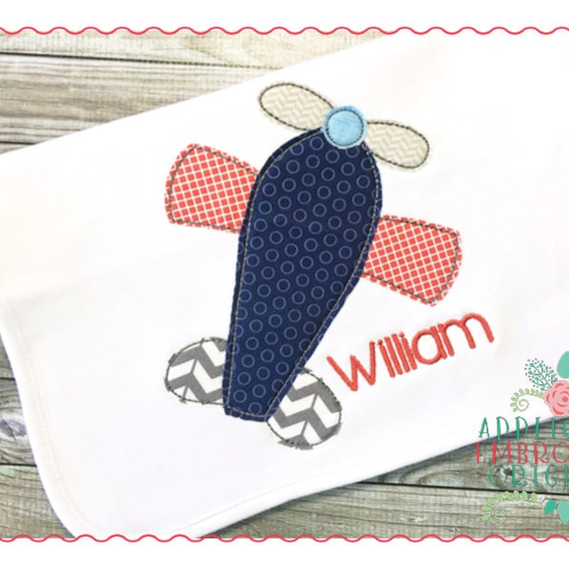 Airplane Applique - Etsy