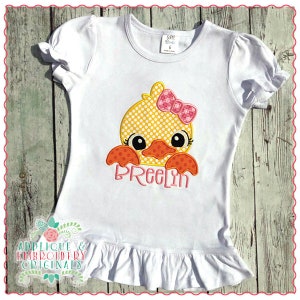 Applique and Embroidery Originals Digital Design - 1607 Duck Peeker ...