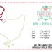 Applique and Embroidery Originals Digital Design - 189 Chicken ...