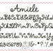 Applique and Embroidery Originals Digital Design-343 Amiele Script ...