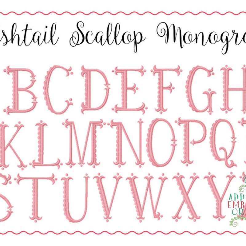 Fishtail Font - Etsy