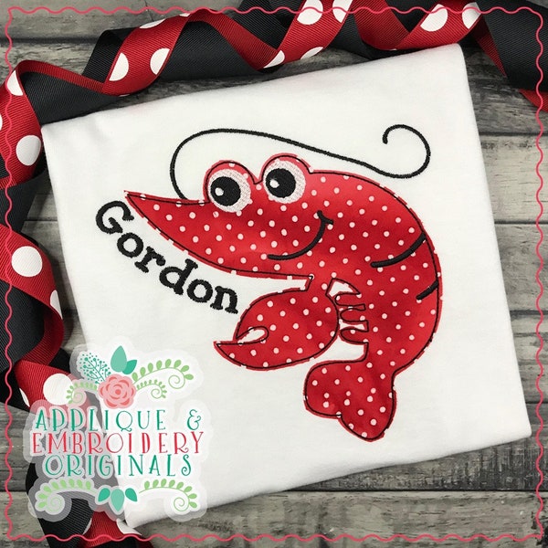 Crawfish Embroidery - Etsy