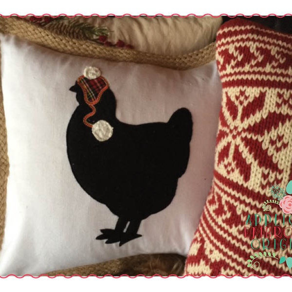 Chicken Applique - Etsy