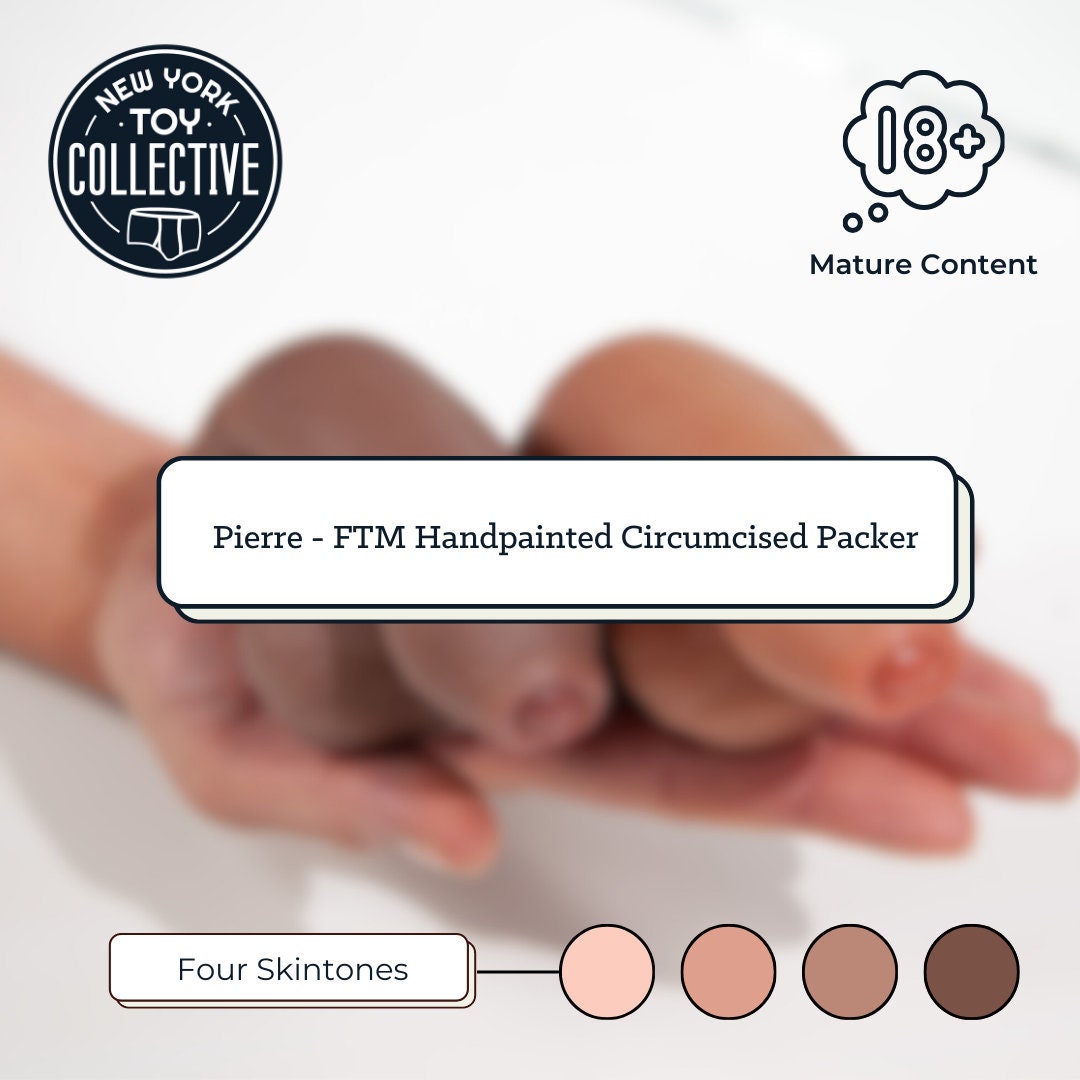 FTM Packer Pierre Realistic Silicone Uncircumcised Pierre Packer ...