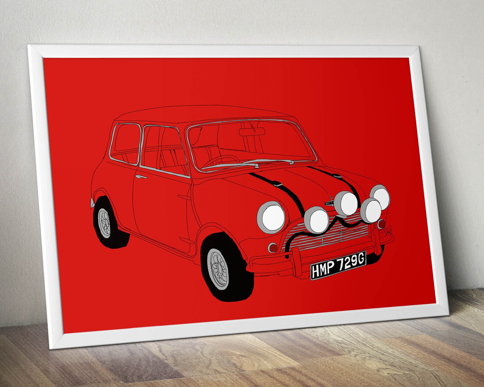 Blue, White & Red Italian Job Mini Coopers - Three Mini Cooper S Movie ...