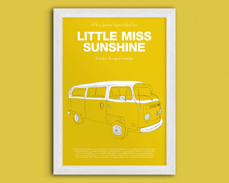 Little Miss Sunshine Movie Poster Featuring VW T2 Microbus - Etsy
