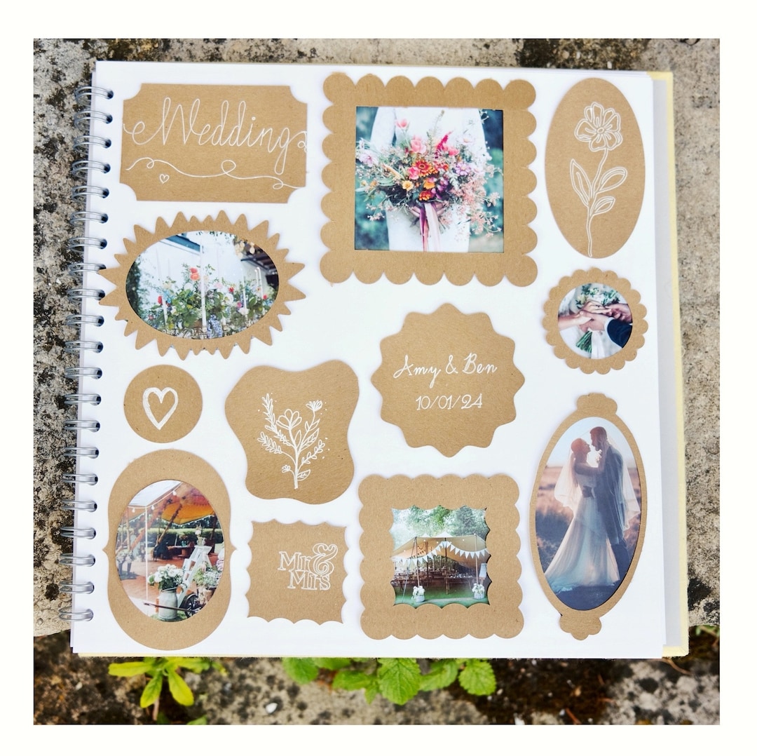 Kraft Card Frames, Cutouts, and Shapes for Sketchbook, Collages ...