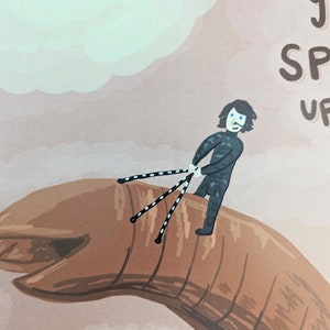 Dune Sandworm Art Print - Etsy