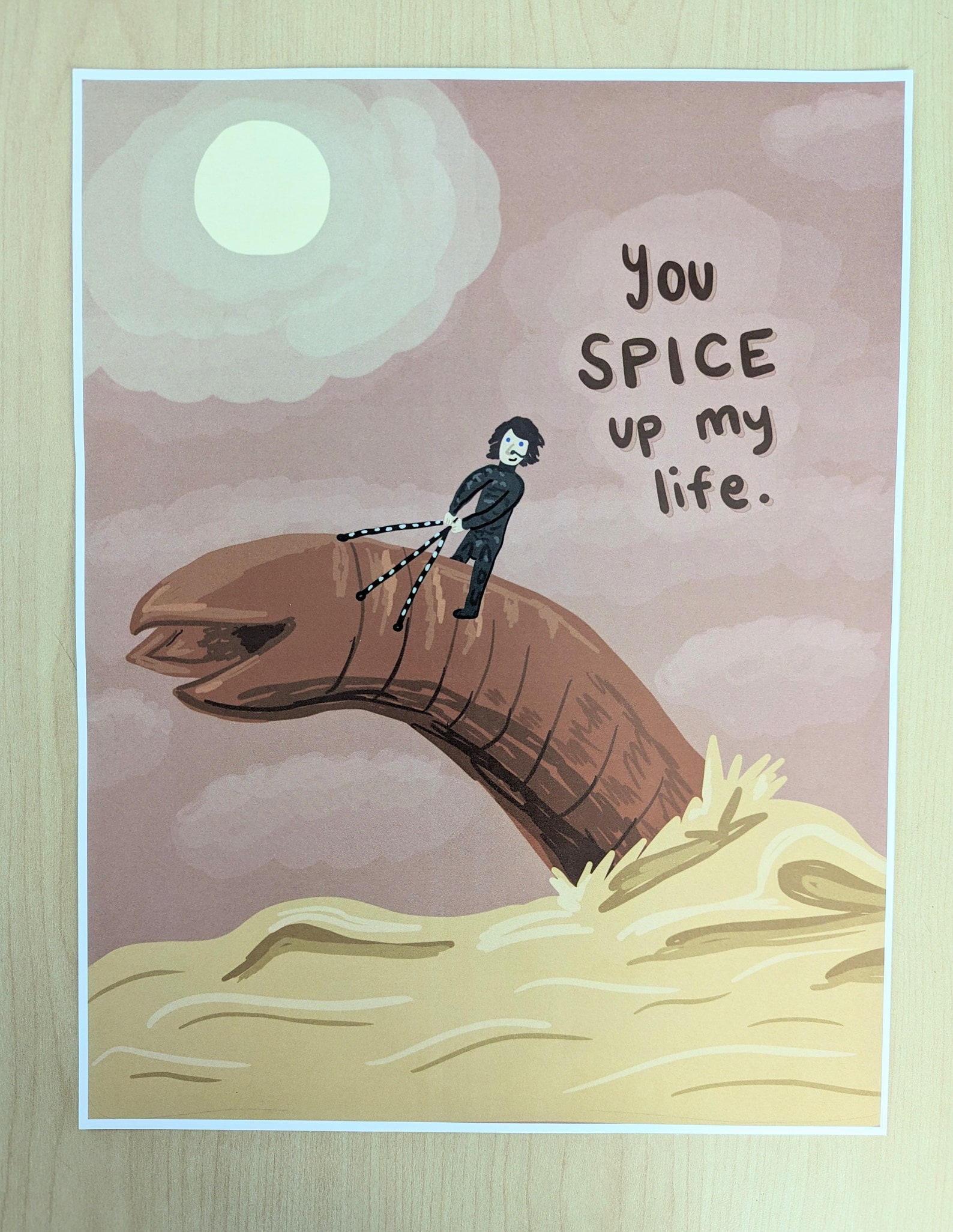 Dune Sandworm Art Print - Etsy
