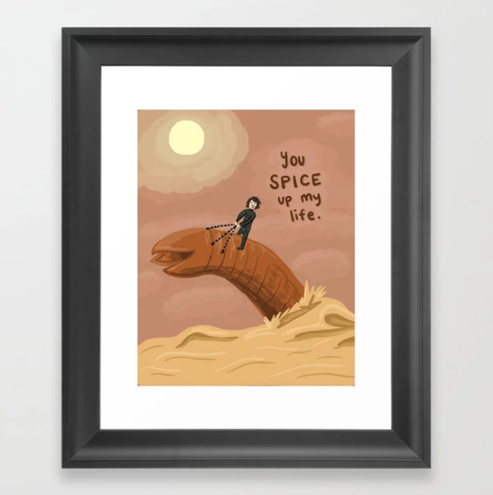 Dune Sandworm Art Print - Etsy