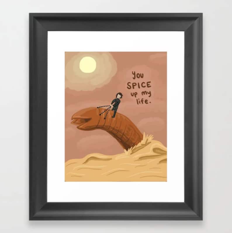 Dune Sandworm Art Print - Etsy