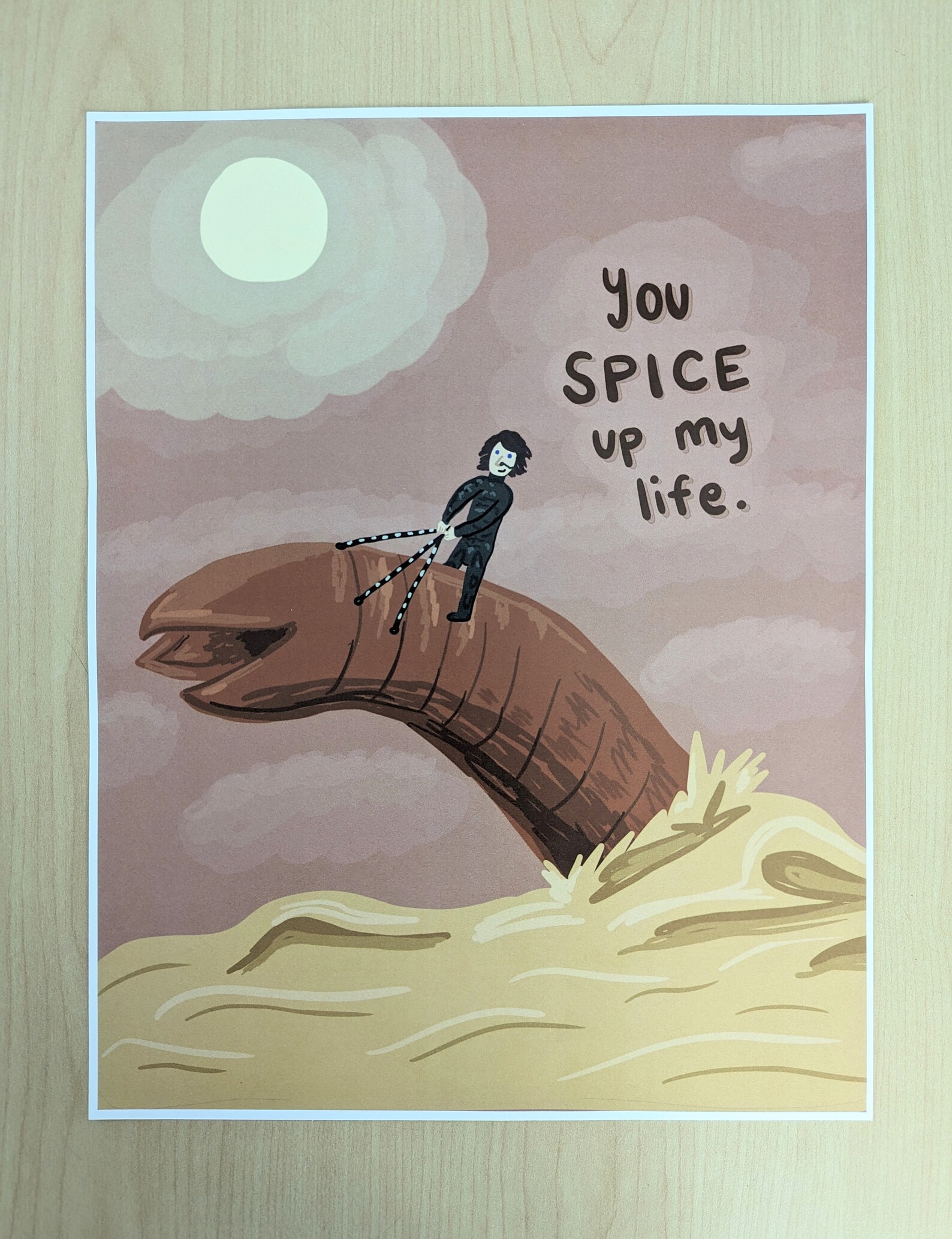 Dune Sandworm Art Print - Etsy