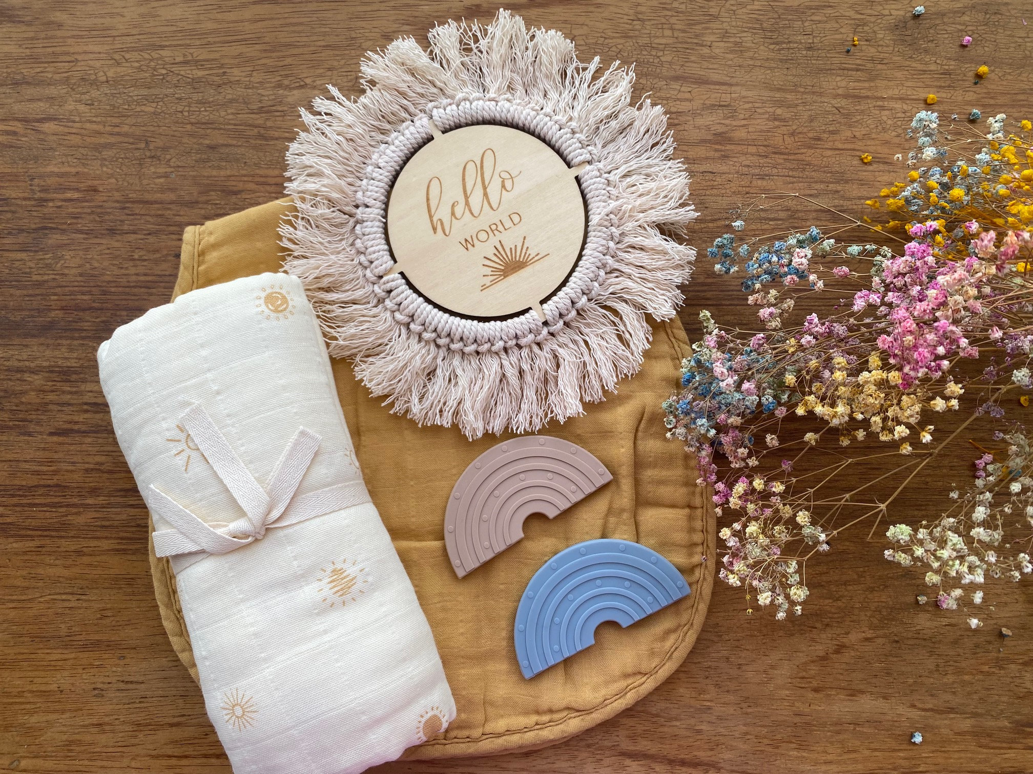 Hello World Announcement Plate - Etsy