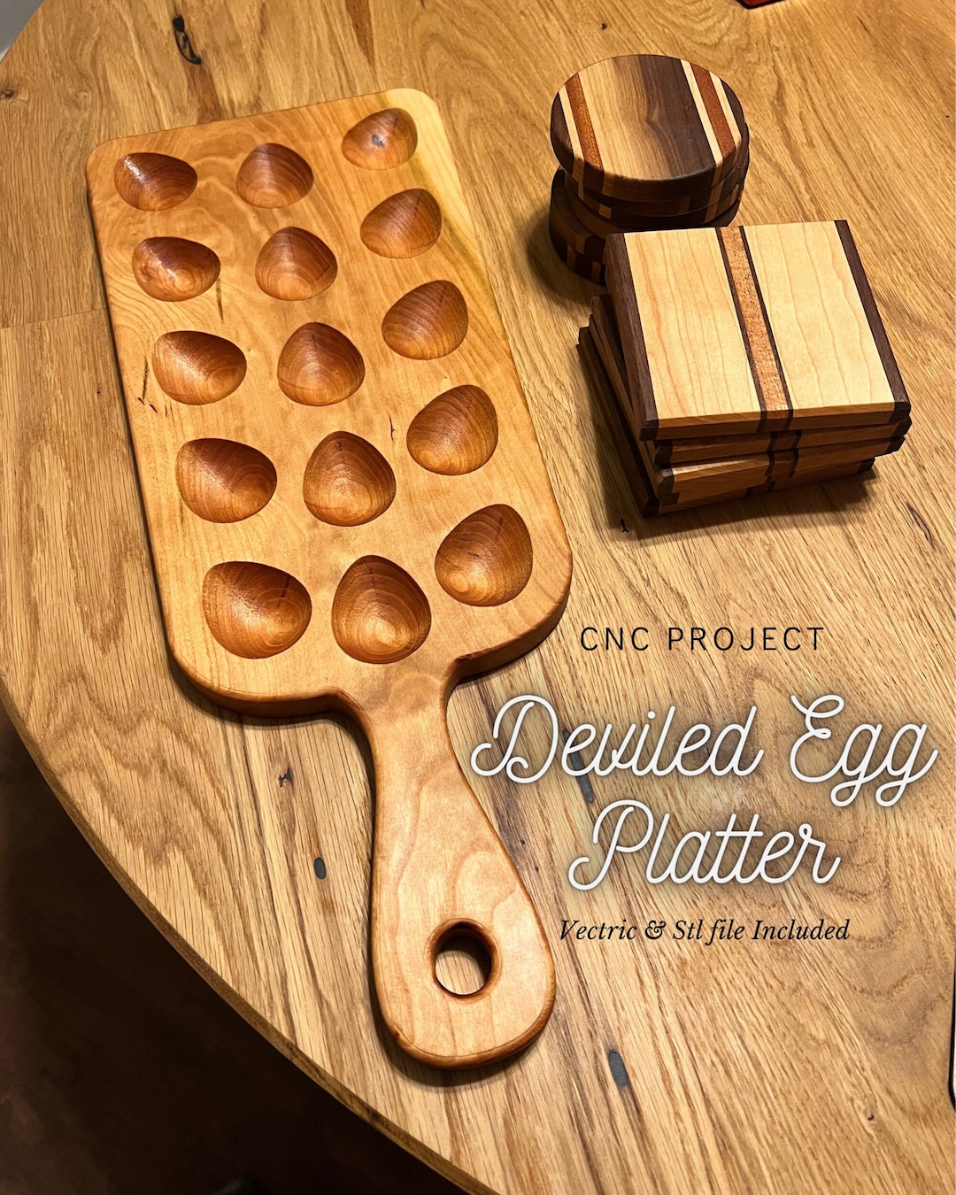 Deviled Egg Platter - CNC Project - Vectric, Easel Pro, and ...