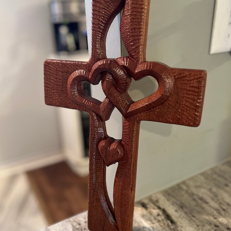 Wooden Crosses and Heart - Etsy