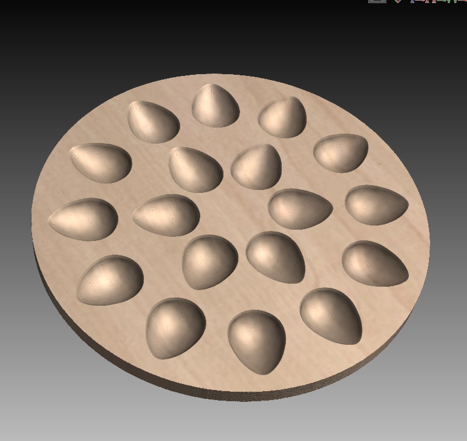 Deviled Egg Platter CNC Project Vectric Easel Pro and - Etsy