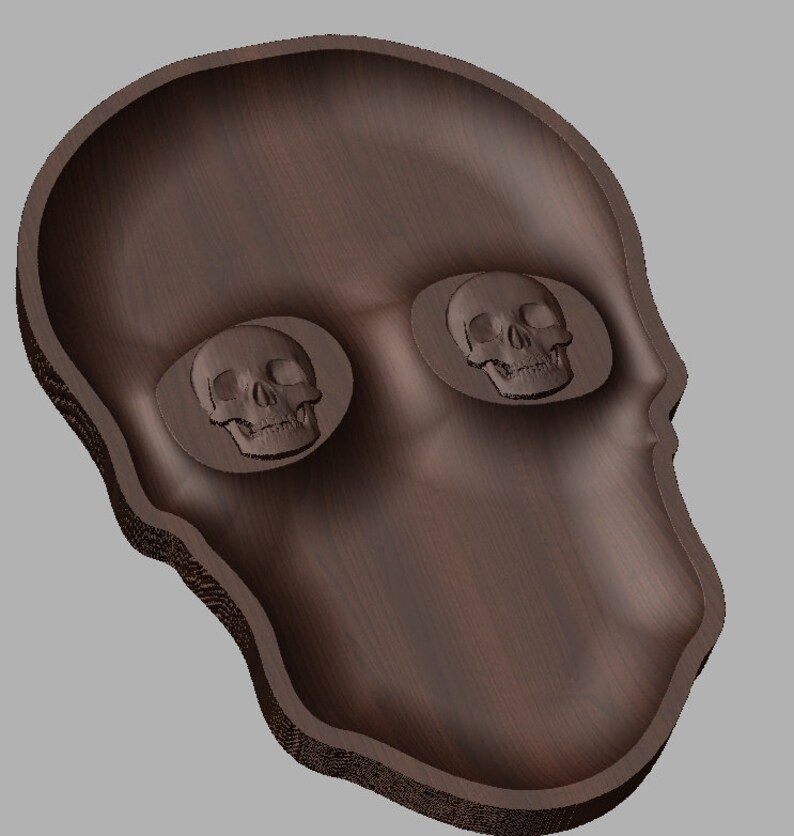 Halloween Candy Dishes STL Files CNC Carve 3D Model - Etsy