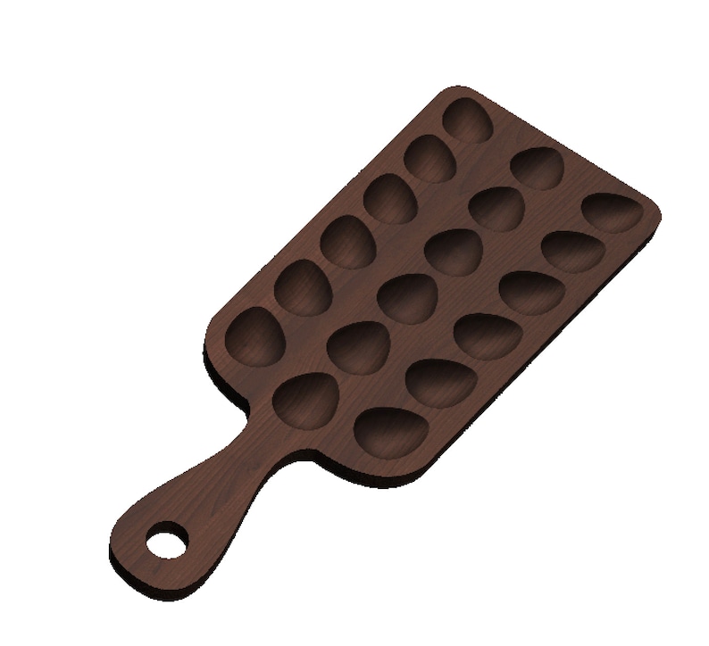 Deviled Egg Platter CNC Project Vectric Easel Pro and - Etsy