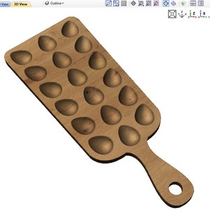 Deviled Egg Platter - CNC Project - Vectric, Easel Pro, and ...